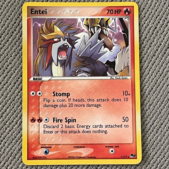Pokemon | Toys | 206 Pokmon Pop Series 2 Entei Holo 17 | Poshmark